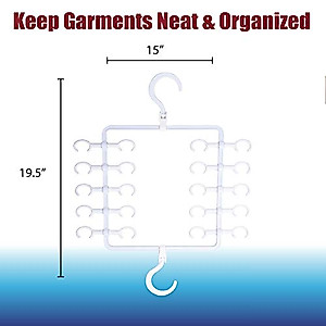 Wonder Hanger MAX Lingerie and Top Hanger, Patented & TRADEMARKED Closet Organizer and Space Saver