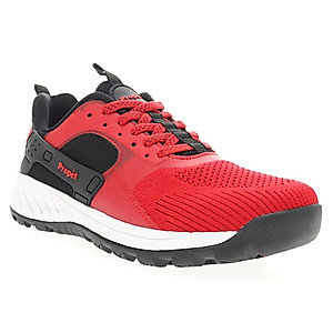 Propét Womens Visper Hiking Shoe, Red, 13 X-Wide US