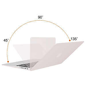 MOSISO Compatible with MacBook Air 13 inch Case Old Version 2010-2017 Release (Models: A1466 & A1369), Plastic Hard Shell Case & Keyboard Cover Skin, Rock Gray