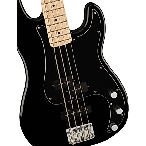 Squier Affinity Series Precision Bass, Black, Maple Fingerboard