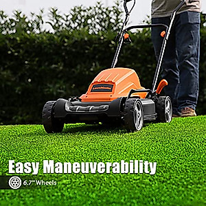 LawnMaster ME1218X Electric Lawn Mower 12AMP 19-Inch