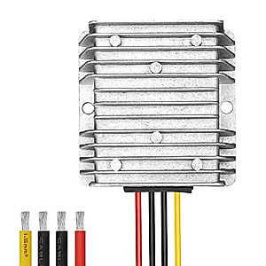 DC12V/24V/36V to 12V 4A 48W Buck Voltage Stabilizer Surge Protector Power Supply Regulator for Auto Truck Vehicle Boat Solar System etc