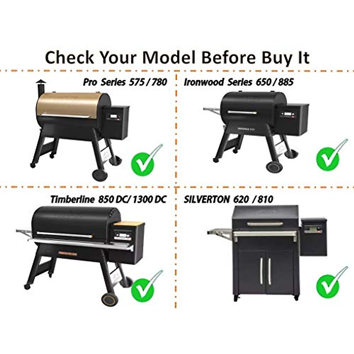 WAITCOOK Hot Rod Ignitor Kit Replace KIT0255 for D2 Traeger Wood Pellet Grill Pro 575/780,Ironwood 650/885 igniter