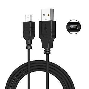 ezonpinzv USB to Mini USB Charger Cable for PS3 Controller - Charging Cable Data Transfer Cable Compatible with Sony Playstation PS3/PS3 Slim SixAxis Controller, GoPro Hero 3, Hero 4 USB Cable
