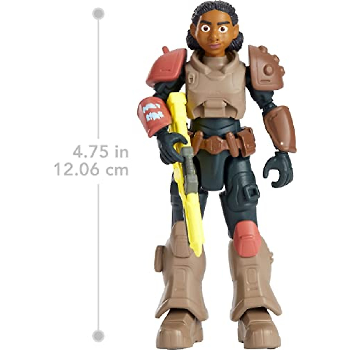Mattel Lightyear Toys Jr. Zap Patrol Izzy Hawthorne Action Figure, 12 Points of Articulation & Accessories, 5-in Scale