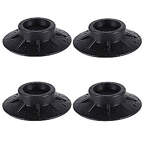 Bestgle 4 Pcs Washing Machine Anti Vibration Rubber Pads, Non-Slip Noise Absorbing Base Foot Stabilizer Pads Mat for Support Protects Washer and Dryer Machine Pedestals Feet
