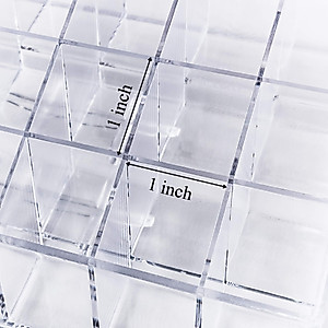 Super Z Outlet Transparent Cosmetic Makeup Organizer for Lipstick, Brushes, Bottles, and More. Clear Case Display Rack Holder