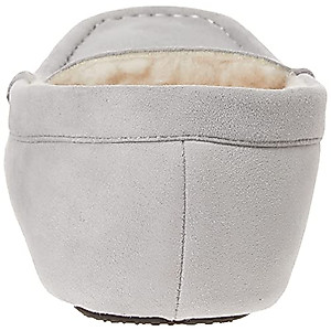 Amazon Essentials Men's Moccasin Slipper, Grey, 12