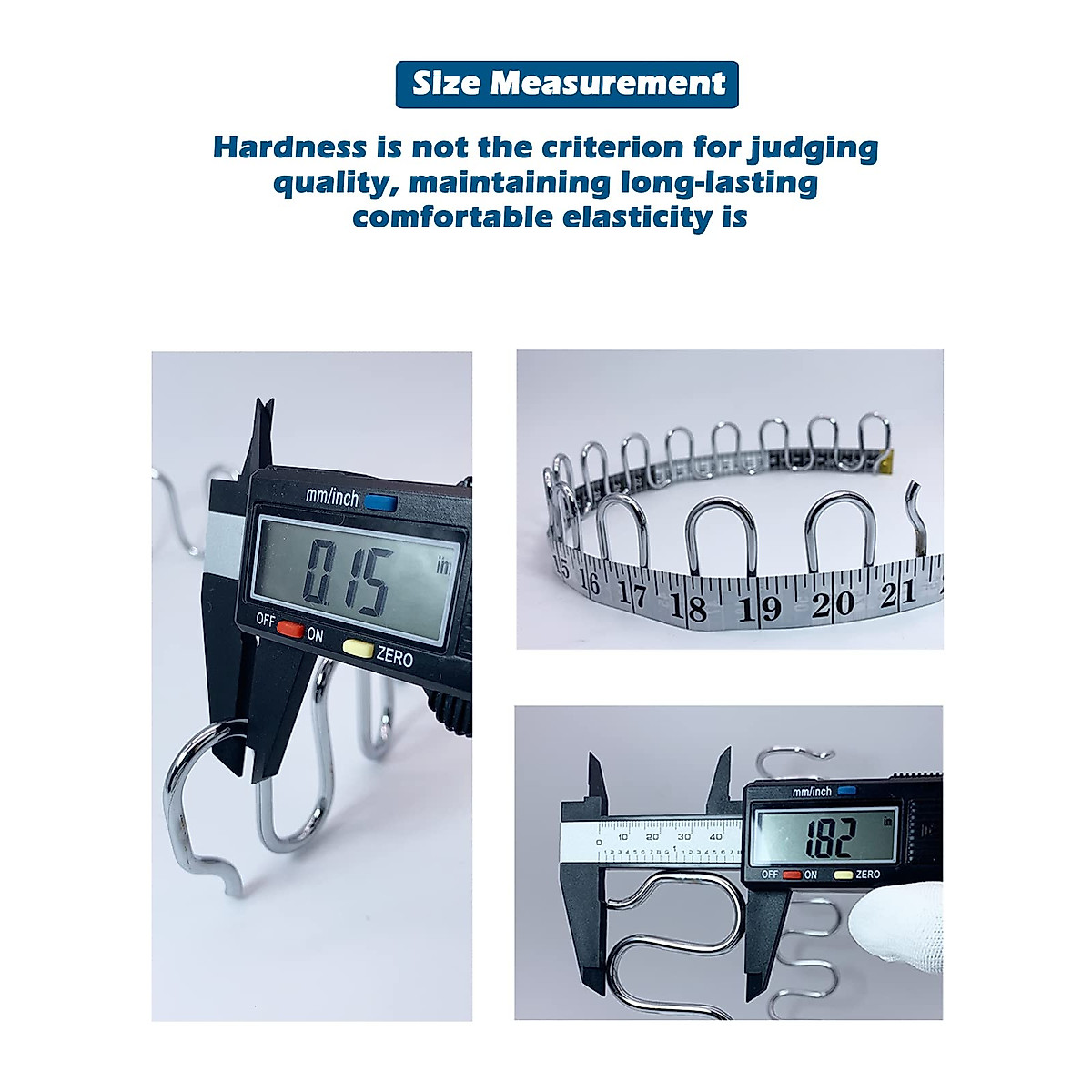 Kaupuar 21" Sofa Upholstery Spring Replacement Kit for Repair Couch Recliner Parts Chair fix Sagging seat