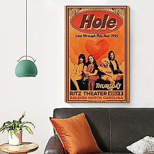 SHOKHI Hole 1995 Tour Poster Rock Band Poster Retro Poster Poster Decorative Painting Canvas Wall Posters and Art Picture Print Modern Family Bedroom Decor Posters 12x18inch(30x45cm)