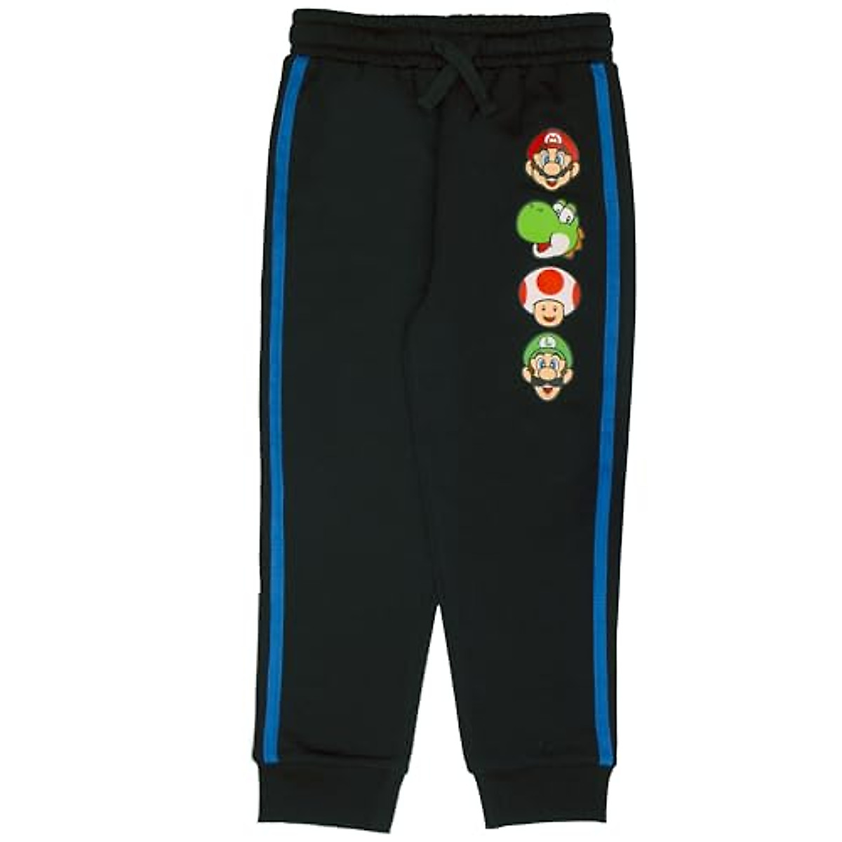 Nintendo Super Mario Video Game 2-Piece Set, Boys Long Sleeve T-Shirt & Jogger Pants 2-Pack Bundle Set for Kids and Toddlers (Size 8, Grey)