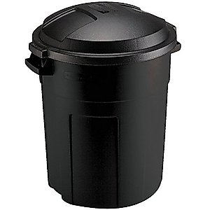 Rubbermaid Can, 20-Gallon, Black