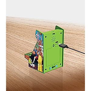 My Arcade All Star Stadium Nano Player- Portable Mini Arcade Machine with 207 Retro Games, 2.4" Screen, Green, Tiny Arcade