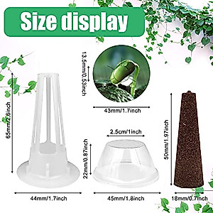 YEEPEC 120 Pcs Seed Pods Kit Compatible with Aerogarden, Hydroponics Garden Accessories for Starting System, Plant Pod Including 30 Grow Sponges, Baskets, Domes and Labels, white, (SPZZ11)