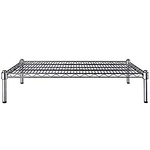 21" x 36" NSF Chrome Dunnage Shelf with 8" Posts. Wire Shelving Unit Wire Rack Wire Shelves Pantry Shelf Kitchen Shelves Storage Shelving Metal Storage Shelves Pantry Shelving
