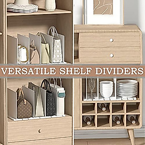 UXIVCKI Reusable Shopping Bag Organizer, Adjustable Reusable Bags Holder for 30+ Tote Bag, Paper Gift Bags, Cloth Lunch Bags, Grocery Bags/Handbag Purse Organizer Bag Divider