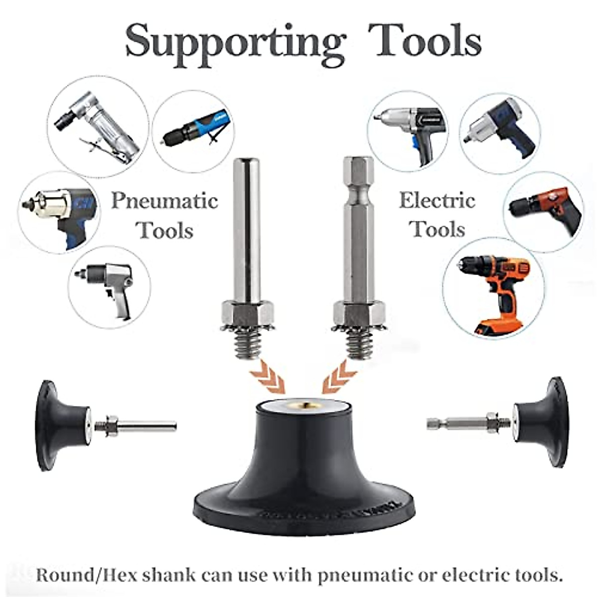 15pcs 2 Inch Strip Discs Stripping Wheel for Drills, Die Grinder Clean and Remove Paint, Rust Welds and Oxidation, Easy Strip Wheel with 1/4’’ Grinding Discs