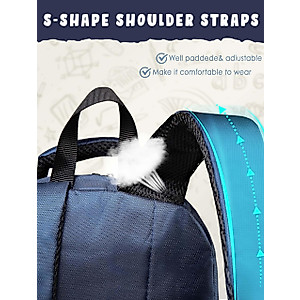 BLUEFAIRY Boys Backpack for Kids Elementary School Bags Durable Kindergarten Bookbags (Royal Blue)