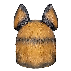 Dog Head Mask for Adult, Animal Costume Mask Halloween Latex Mask