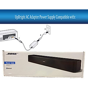UpBright 20V AC/DC Adapter Compatible with Bose Solo 5 TV Sound bar System Solo5 Soundbar Bluetooth Speaker 418775 732522-1110 7325221110 36037901 DT20V-1.8C-DC DT20V1.8CDC 20VDC 1.8A 30W Power Supply