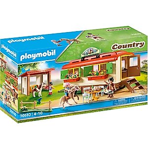 Playmobil Pony Shelter with Mobile Home