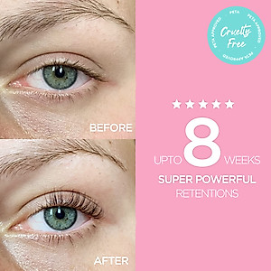 CLIONE PRIME Lash Lift Lotion - 15 Pcs Eyebrow Lamination Eyelash Perm Home & Professional Use Eyelash Lift Lash Perm Made in Korea