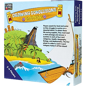 Edupress Learning Well Games Drawing Conclusions—Shipwrecked Game, Blue Levels 3.5-5.0