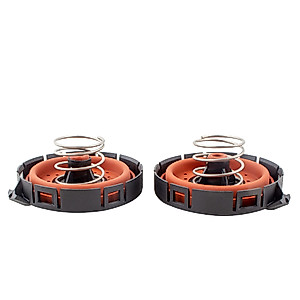 BOXI (Set of 2) Crankcase Vent Valve PCV Pressure Regulating Valve Compatible for BMW 545i 550i 645Ci 650i 745i 745Li 750i 750Li Alpina B7 X5 4.4i 4.8i 4.8is xDrive48i |Replace 11127547058 14506018001