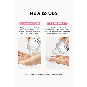 Hanskin Real Complexion Hyaluronic Skin Essence, Hydrating Toner for Dry, Dull, Sensitive Skin - Hyaluronic Acid Collagen Moisturizing Purifying Paraben-Free Korean Skincare for Face [5.07 fl. oz.]