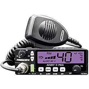President Electronics ANDYII Cb Radio 12/24v 7clr Disp Usb Compact