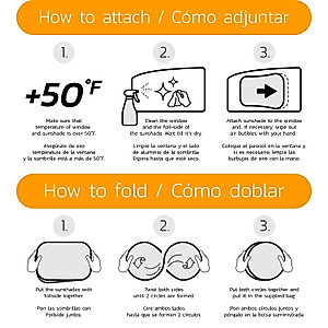 CARAMAZ Car Window Shade for Baby 2 Pack - 21"x14"