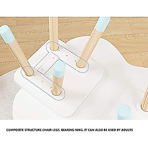 LIRUXUN Wooden Child Desk Chair Set Child Desk Activity Table Study Desk Painting Book Gift Child Dinner Table/Baby Picnic Table