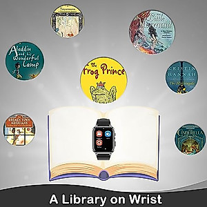 Spodus Kids Smart Watch Boys, Kids Watch for Boys Ages 5-7 3-5 8-12, Toddler Toy Watch with 26 Games Step Counter Pedometer Learning Card Audio Book Educational Watch for Boys