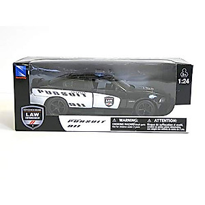New Ray Dodge Charger Pursuit Diecast Police Car 1/24 Scale