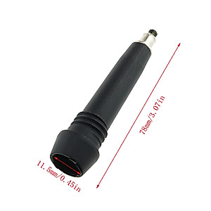 Alpenstock Tip E-outstanding 4PCS Black Carbon Tungsten Steel Trekking Rod Tip Replacement for Hiking Walking Treking Carbide Flextip