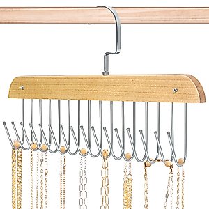 Jewelry Holder Organizer Wall Mount Necklace Holder Necklace Organizer, Hanging Jewelry Organizer