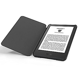CoBak Case for All New Kindle 11th Generation 2022 Release Only - Ultra Slim PU Leather Smart Cover with Auto Sleep and Wake, Premium Protective Case for Kindle 2022, Black