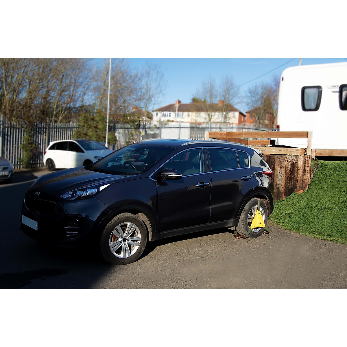 Maypole Stronghold 5435C Wheel Clamp 14 x 16 -inch