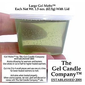 Spring Season Floral Set Of 3 Gel Melts™ Scented Aroma Of GARDENIA, HONEYSUCKLE AND LILAC Gel Wax For Warmers And Burners By The Gel Candle Company PEEL, MELT AND ENJOY