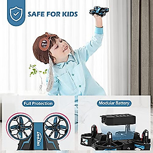 Mini Drone for Kids,INKPOT I06 RC Drone with 3 Level Mode for Beginners - Altitude Hold,Auto Rotating,3D Flip, Headless Mode,Indoor Quadcopter Gift Toys for Boys Girls