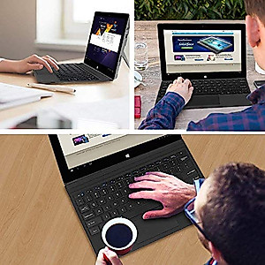 Fintie Type Cover for Microsoft Surface Pro 7 Plus/Pro 7 / Pro 6 / Pro 5 / Pro 4 / Pro 3, Ultrathin Portable Wireless Bluetooth Keyboard with Built-in Rechargeable Battery (Black)