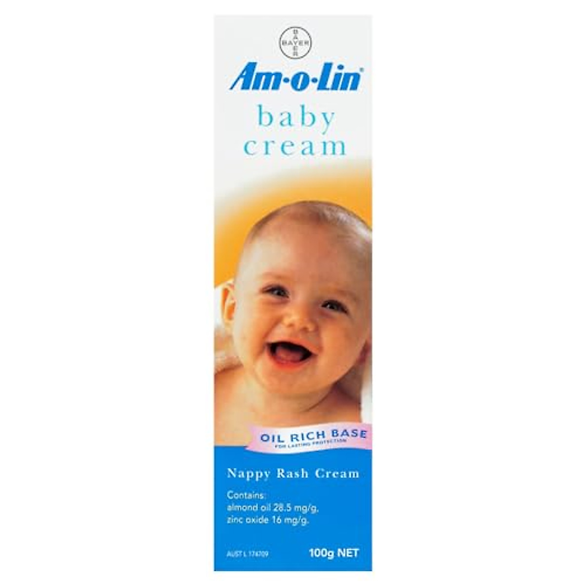 Am-o-Lin Nappy Rash Cream 100g
