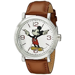 Disney Mickey Mouse Adult Vintage Articulating Hands Analog Quartz Watch