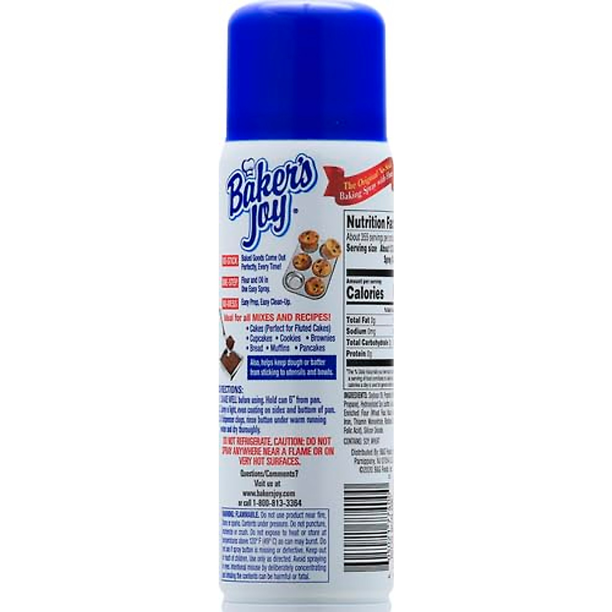 Baker's Joy The Original No-Stick Baking Spray with Flour 5 oz. Can