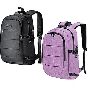 Tzowla Travel Business Laptop Backpack Fits 15.6-17.3 for Men Women Gift