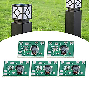 5pcs Solar Lamp String Controller Module, 9012 1.2V Solar Controller Board Lithium Battery Charging Controller Circuit Board, Electronic Components