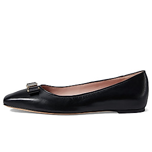 kate spade new york Women's Bowdie Ballet Flat, Black, 7.5