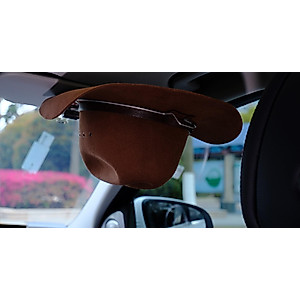 CHLIVE Hat Rack[New Version] for Pickup Truck SUV Car, Sturdy Cowboy Hat Holder to The Car Visor
