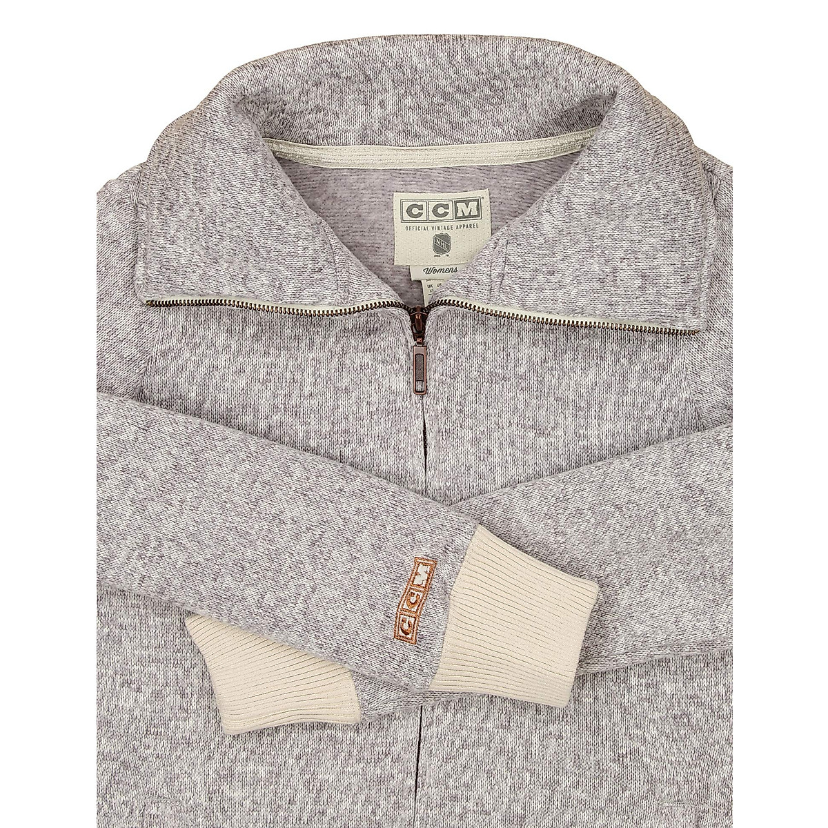 CCM Women's PAPER FLEECE TRACK JACKET Size XL