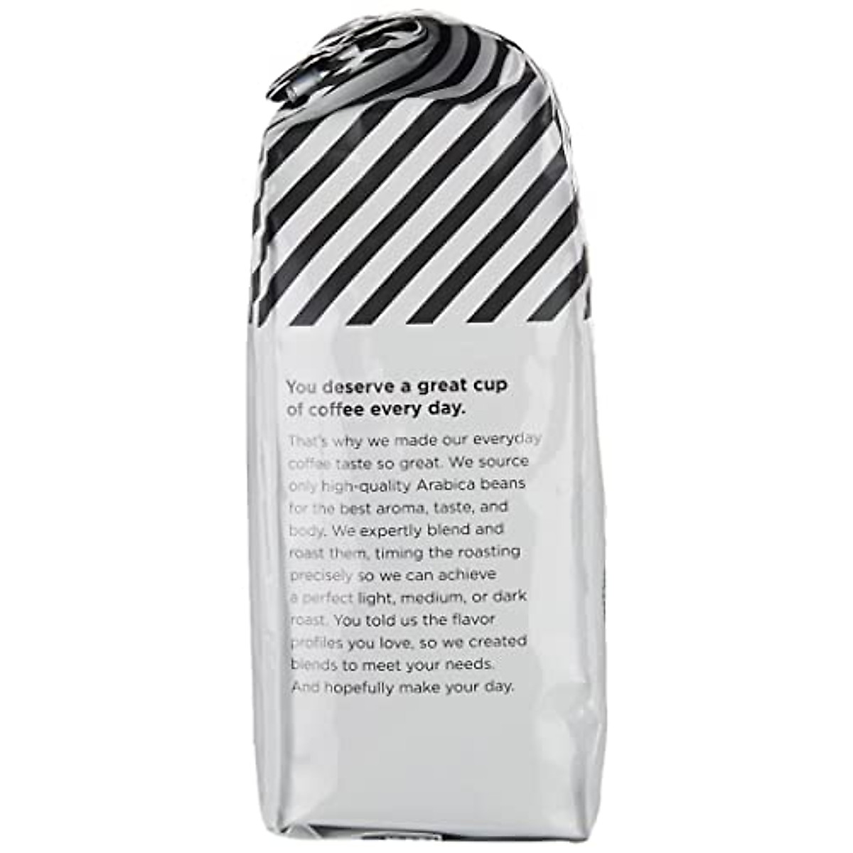 AmazonFresh Just Bright Ground Coffee, Light Roast, 12 Ounce